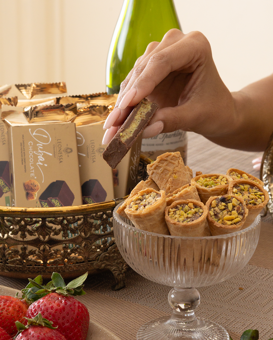 Dubai Chocolate Mini Cones (10x Cones)